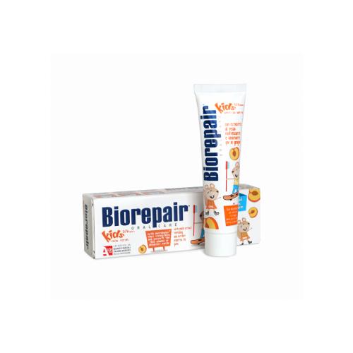 Зубная паста Biorepair Kids Grape с экстрактом персика для детей от 0 до 6 лет, 50 мл