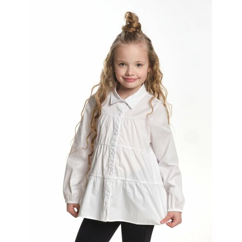 Школьная блуза Mini Maxi, размер 122, белый
