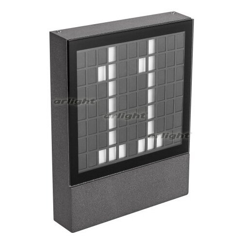 Фасадный светильник светодиодный LGD-SIGN-WALL-S150x200-3W Warm3000 (GR, 148 deg, 230V) (Arlight, IP54 Металл, 3 года) 031060