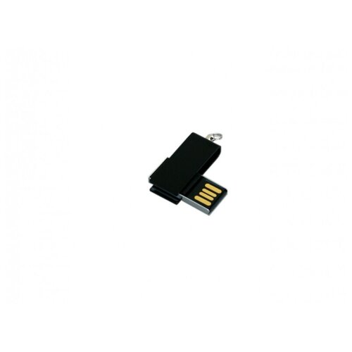 Металлическая флешка с мини чипом в цветном корпусе (4 Гб / GB USB 2.0 Черный/Black minicolor1 Flash drive)