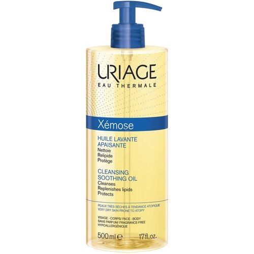 Масло для душа Uriage Xemose очищающее успокаивающее, 500 мл