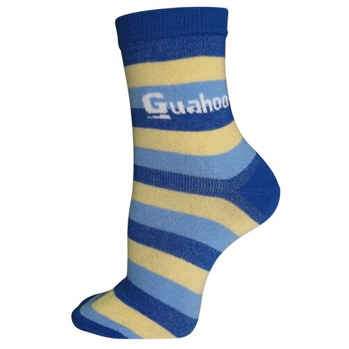 Носки Guahoo размер 27-30, желтый, синий