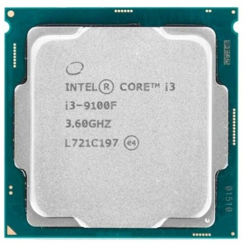Процессор Intel Core i3-9100F LGA1151 v2,  4 x 3600 МГц, OEM