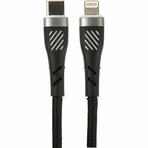 Perfeo кабели Кабель USB C вилка - Lightning вилка, 60W, черный, длина 1 м, POWER C1005