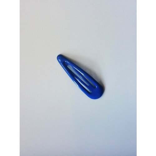 Заколка клик-клак многоцветная аксессуар для укладки волос синий
