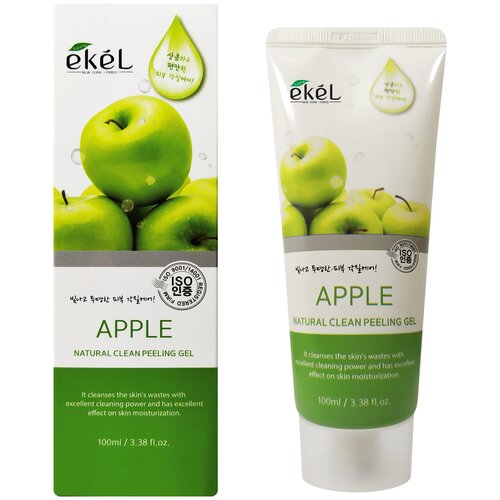Ekel Пилинг-скатка Natural Clean Peeling Gel Apple с экстрактом яблока, 100 мл
