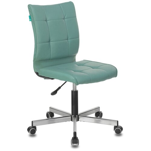 Компьютерное кресло Бюрократ CH-330M офисное, обивка: искусственная кожа, цвет: серо-голубой