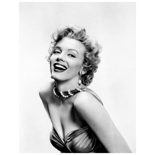 Постер на холсте Монро Мерилин (Marilyn Monroe) №3 30см. x 39см.