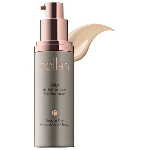Delilah Alibi The Perfect Cover Fluid Foundation, 30 мл, оттенок: Pillow