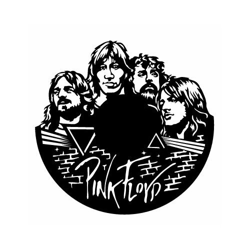Панно на стену из виниловой пластинки Pink Floyd