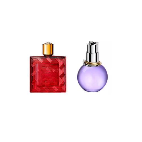 Набор туалетной воды для неё и для него по мотивам Versace Eros Flame, Lanvin Eclat D'Arpege 2 по 5 мл