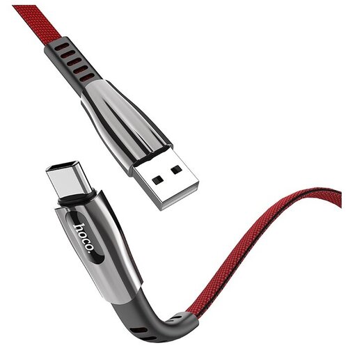 Кабель Hoco U70 USB - Type-C 1.2м , красный