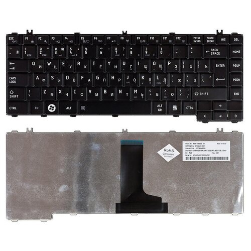 Клавиатура для ноутбука Toshiba Satellite L635D черная