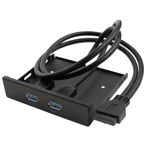 GCR Планка в корпус отсек 3.5 USB 3.0 1порт 20pin на 2 внешних порта, 28/24 AWG