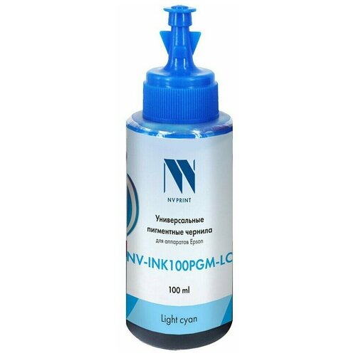 Чернила NV Print INK100PGM Light Cyan (NV-INK100PGM-LC)