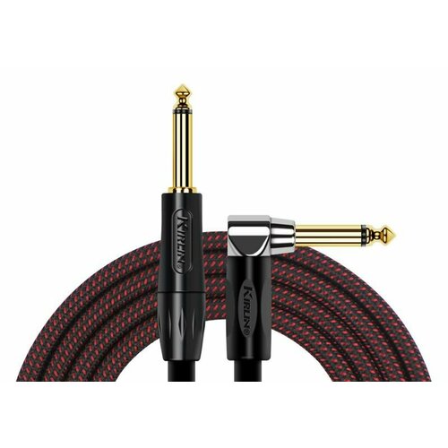 Kirlin IWB-202BFGL 6M BR кабель инструментальный Разъемы: 1/4" прямой моноджек 1/4" угловой мон