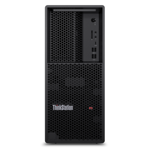 Рабочая станция Lenovo ThinkStation P3 Tower i7-13700, 32GB (2x16) DDR5, 1TB SSD M.2, NVIDIA RTX A2000 12GB, USB KB&Mouse (ENG), DOS, 1Y (30GUA117CW)