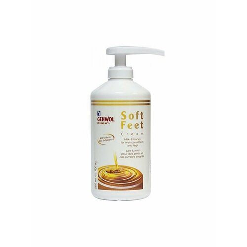 Шелковый крем Молоко и мед Gehwol Fusskraft Soft Feet 500 мл