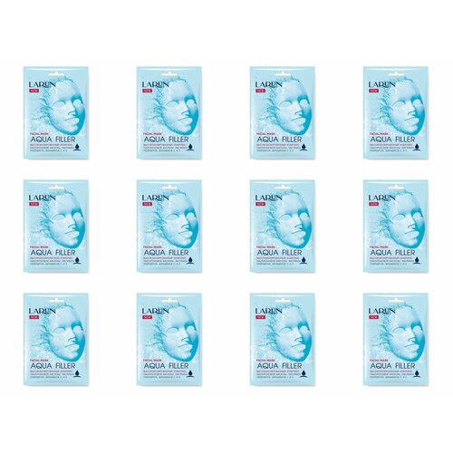 Larun Маска для лица тканевая Aqua Filler, 25 мл, 12 шт.