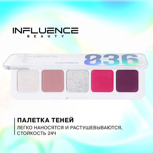 Influence Beauty Палетка теней COLOR ALGORITHM, 5 г