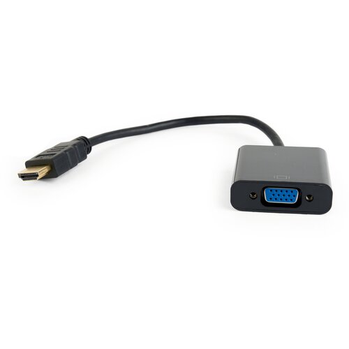 Cablexpert Переходник HDMI-->VGA Cablexpert 19M/15F, провод 0,15 м