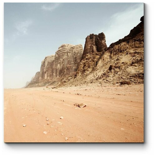 Модульная картина Широкая пустынная дорога 110x110