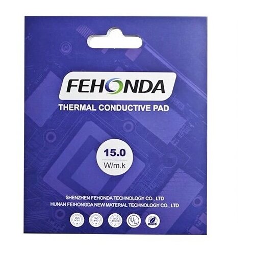 Термопрокладка Fehonda 100*100 мм, толщина 0.5 мм, теплопроводность 15 Вт/м*К