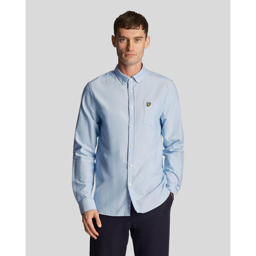 Рубашка Lyle & Scott, размер XL, голубой