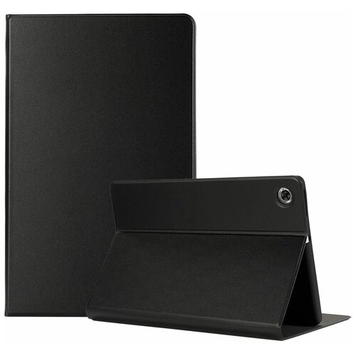 Чехол для планшета Samsung Galaxy Tab A8 10.5" (2021) SM-X200/X205, кожаный, трансформируется в подставку (черный)