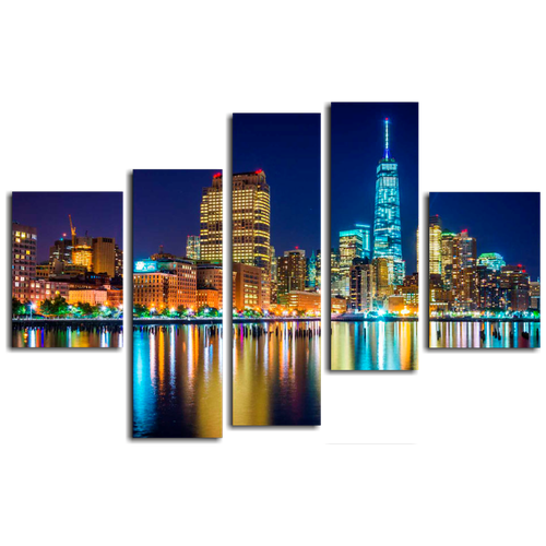 Модульная картина Всемирный Торговый Центр; Нью Йорк; США 118х75 см