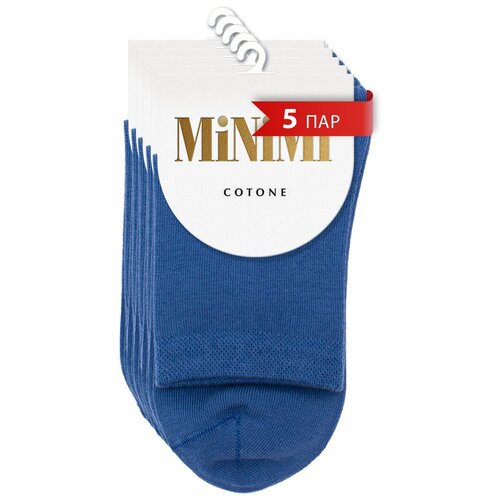 Носки MiNiMi, 5 пар, размер 39-41, синий