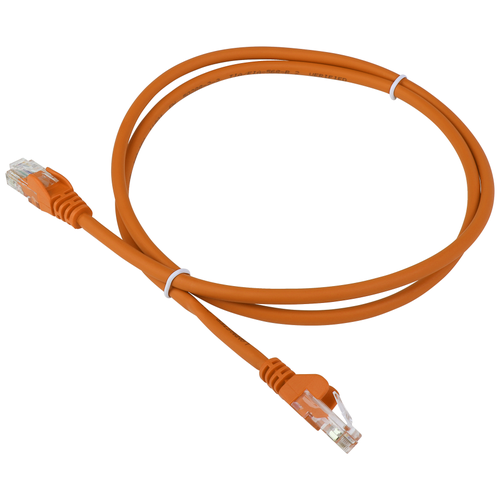 Патч-корд Lanmaster LAN-PC45 RJ-45 (m) - RJ-45 (m) CAT6 U/UTP, 0.5 м, 1 шт., оранжевый