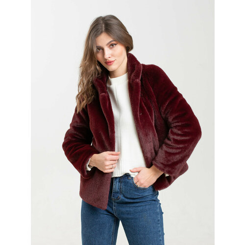 Куртка, размер 40, бордовый