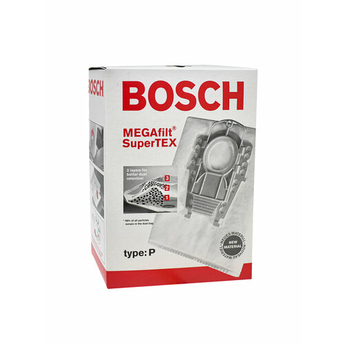 Набор мешков с фильтром для пылесоса Bosch, 462586, Тип P