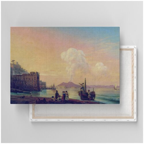 Картина на холсте с подрамником / Aivazovsky Ivan / Айвазовский Иван - Неаполитанский залив