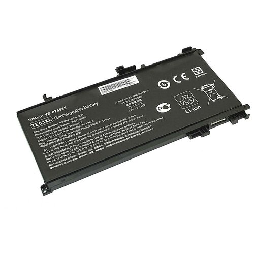 Аккумуляторная батарея для ноутбука HP Pavilion 15-bc006UR 11.55V (3500mAh)
