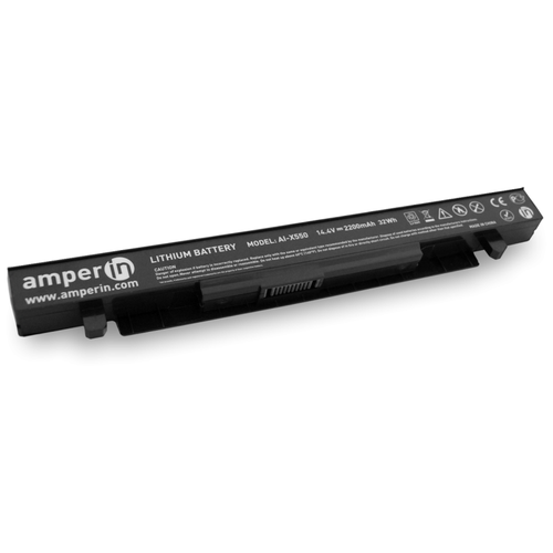 Аккумулятор AmperIn A41-X550A для ноутбуков ASUS