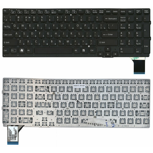 Клавиатура для Sony Vaio NSK-SE2BF черная без рамки