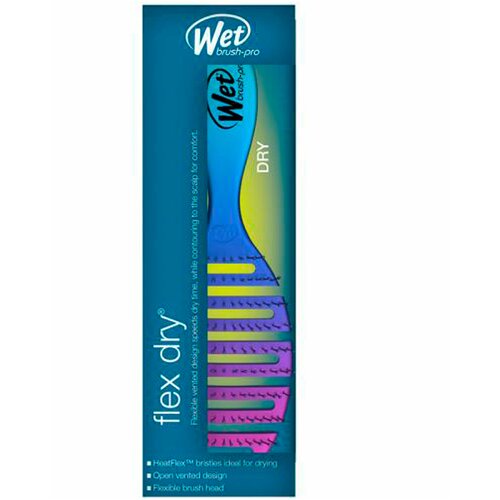 Wet Brush BWP800FLEXTO FLEX DRY-OMBRE TEAL Щетка для быстрой сушки волос (омбре) с мягкой ручкой
