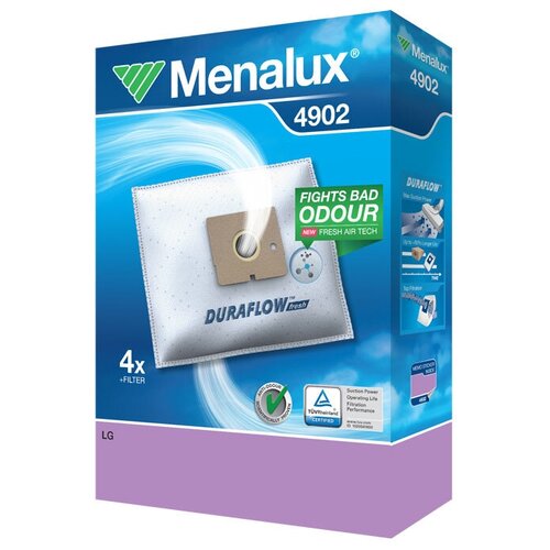 Menalux Синтетические пылесборники 4902, 4 шт.