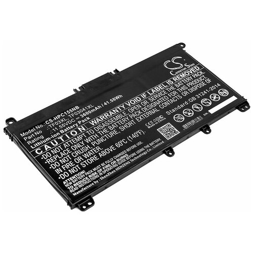 Аккумулятор для ноутбуков HP Pavilion 15-cd, 15-ck, 14-bf, 15-cc, 14-bk, Pavilion x360 14-cd, (TF03XL, TPN-C131, TPN-Q191, TPN-Q190), 3600мАч