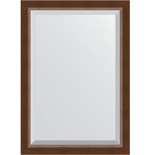 Зеркало с фацетом в багетной раме - орех 65 mm (72х102 cm) (EVOFORM) BY 1197