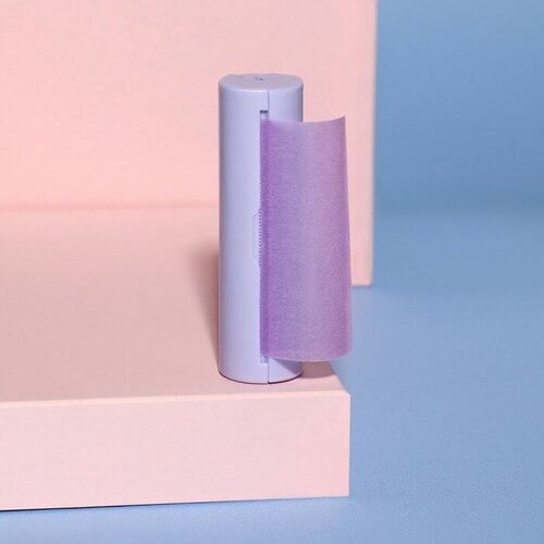 ONLITOP Мыло листовое, в рулоне, d 2,3 × 9 см, 120 см, цвет фиолетовый