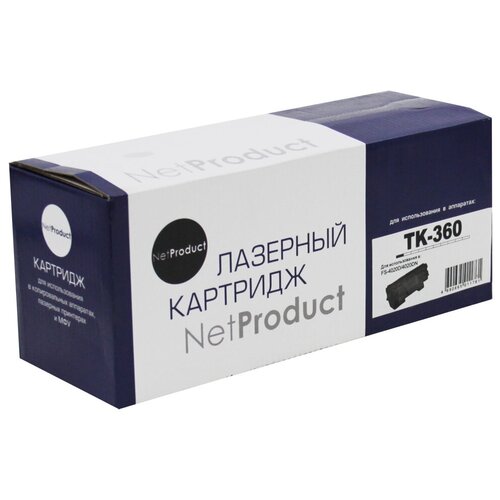Картридж NetProduct N-TK-360, 20000 стр, черный