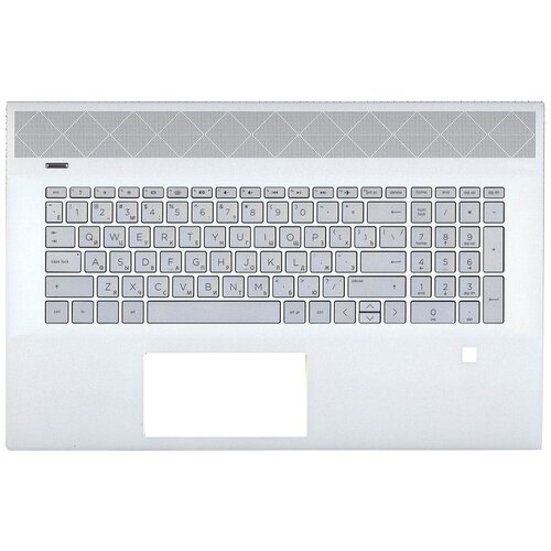 Клавиатура для ноутбука HP Envy 17-ce серебро с подсветкой