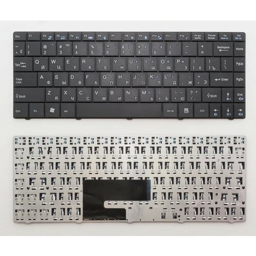 Клавиатура для ноутбука MSI MP-09B53US-359 черная (черный шлейф)