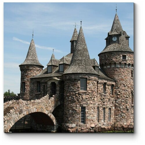 Модульная картина Каменный замок со рвом и мостом60x60