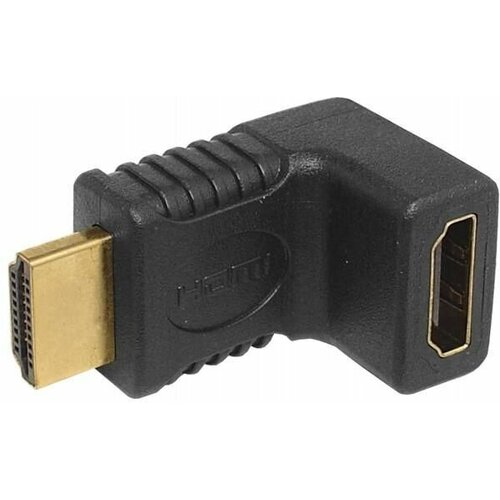 Переходник HDMI гнездо - HDMI штекер угловой
