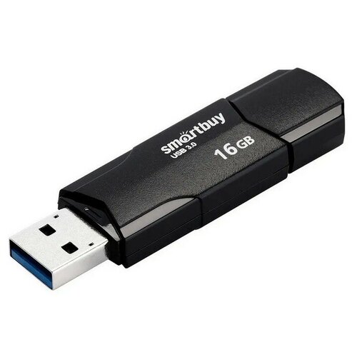 Флеш-накопитель USB 16GB Smartbuy Clue чёрный