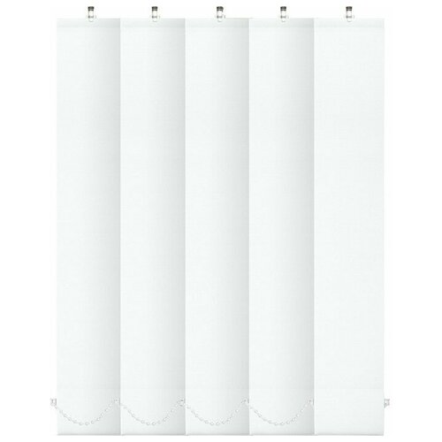 Комплект ламелей для вертикальных жалюзи «Киото», 5 шт, 180 см, цвет белый 4849585